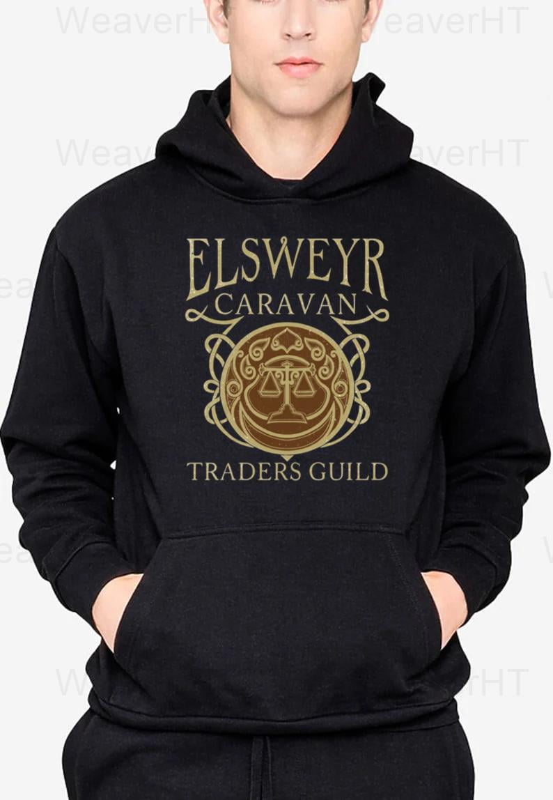 WeaverHT18 Elsweyr Traders Guild Elder Scrolls Online Gaming Fantasy Khajiit Merch T Shirt, for ...
