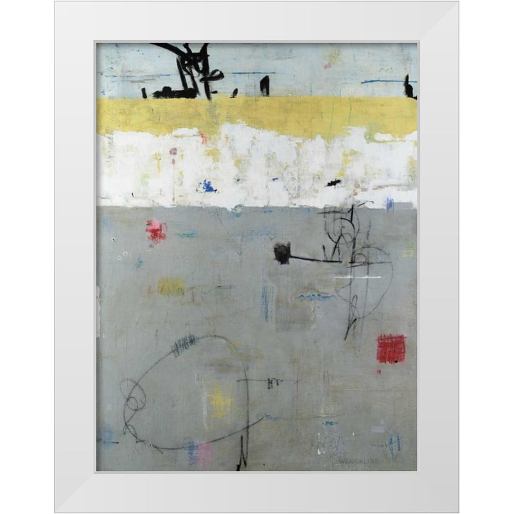 Weaverling, Julie 19x24 White Modern Wood Framed Museum Art Print ...
