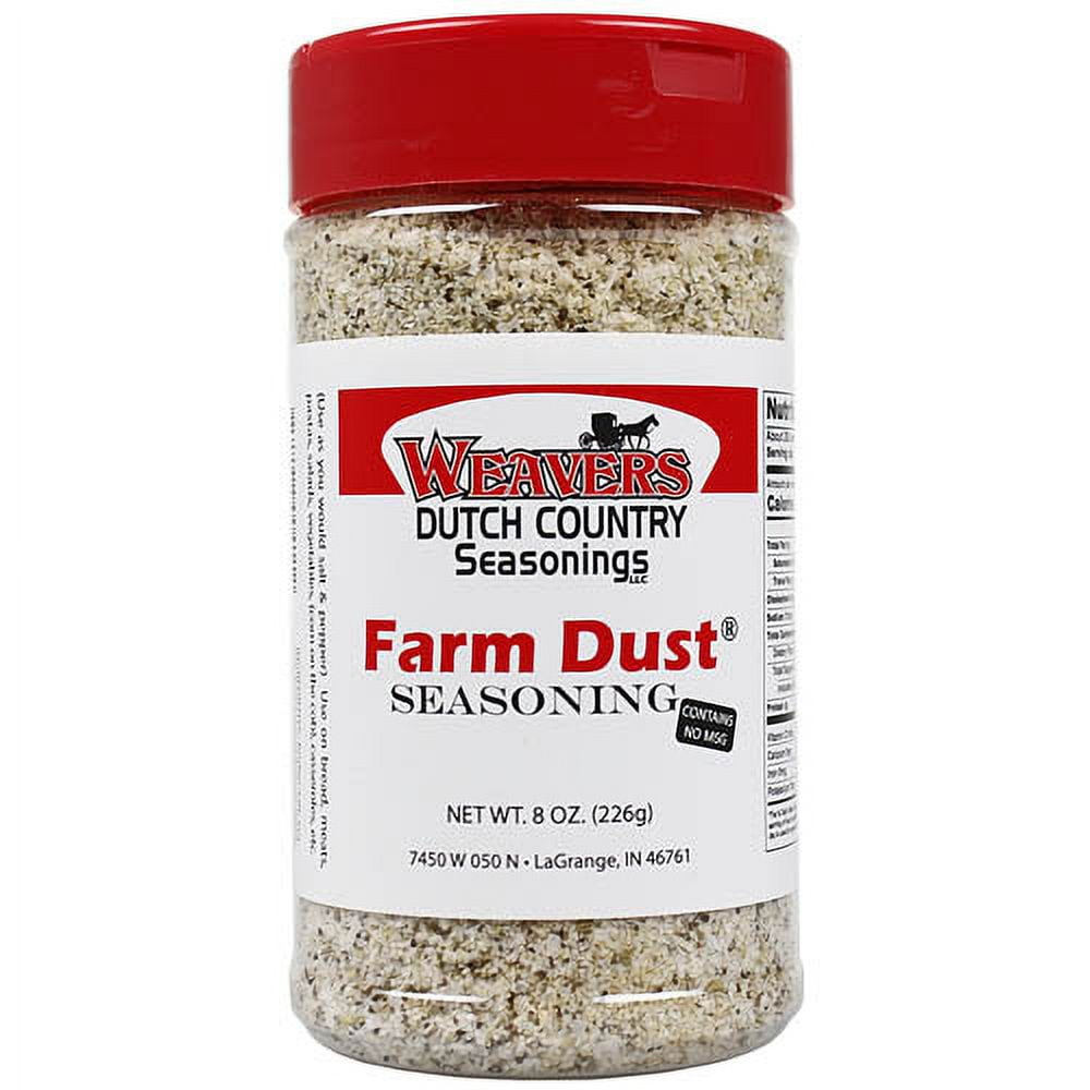 Weavers Dutch Country 8 Oz Farm Dust Seasoning All Natural No Msg 00411 ...