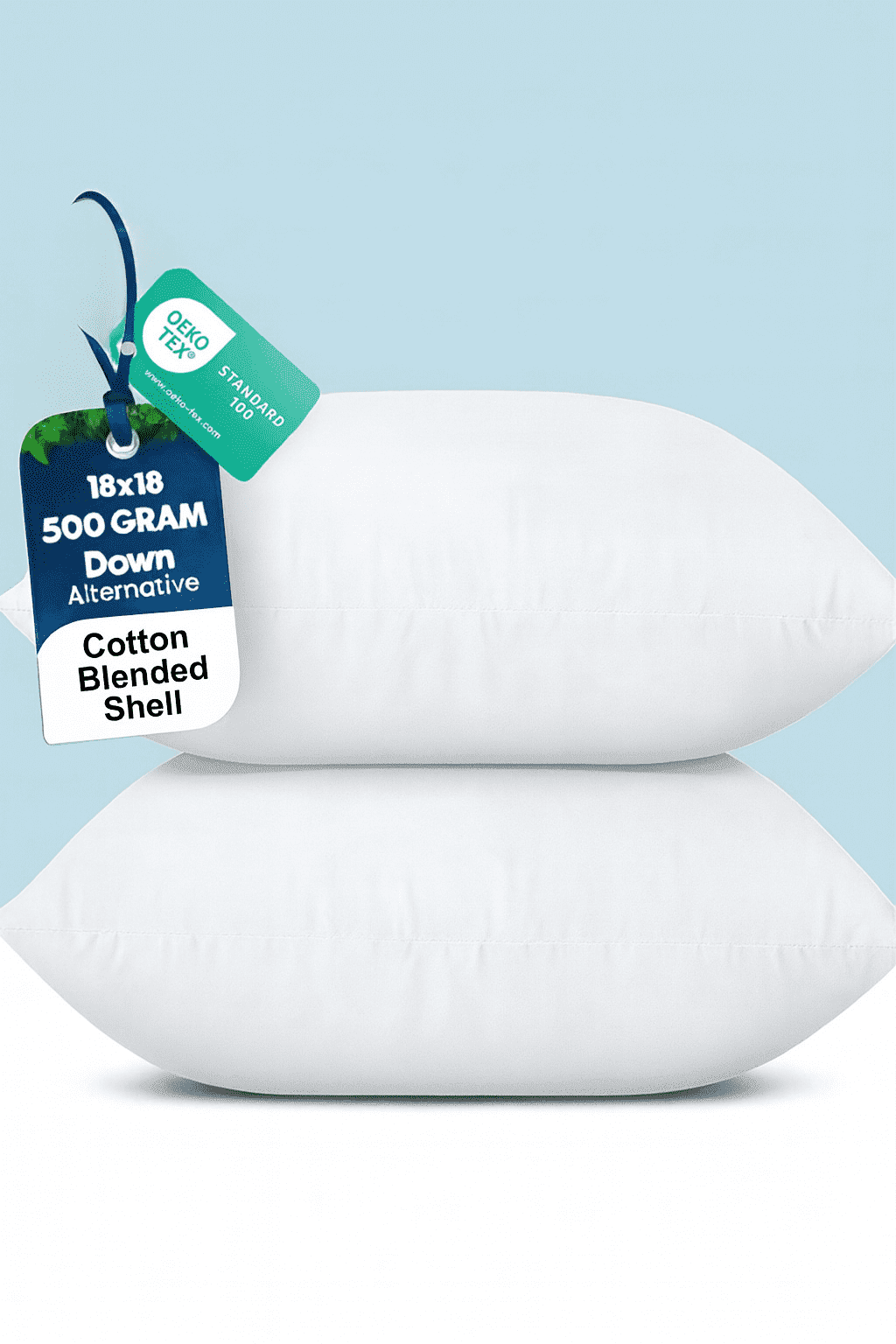 "Weaves & Knits Knits 18"" x 18" Decorative Soft Pillow Inserts for ...