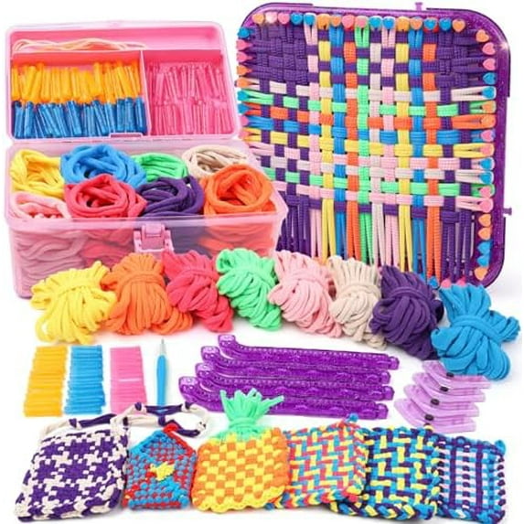 Weaving Loom Kit Toys Crafts - Arts and Crafts for Kids and Adults ...
