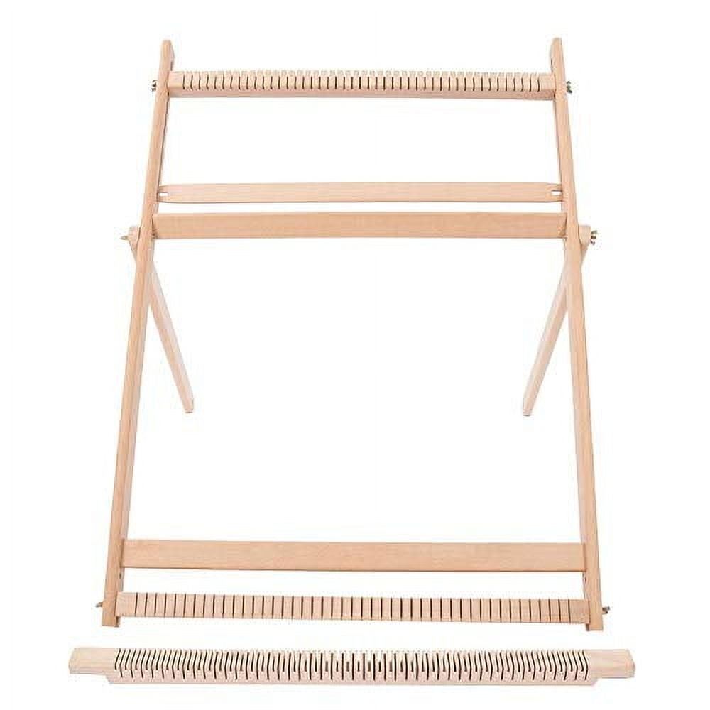 Weaving Looms with Stand, Wooden Multi-Craft Weaving Loom Kit ...