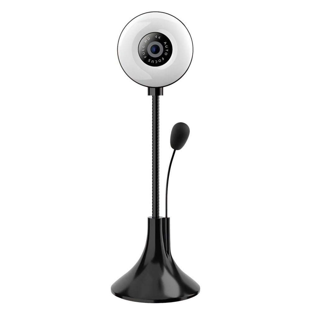 Web Camera, 720P Full HD Live Streaming Equipment with Ring Light and ...