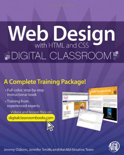 Pre-Owned Web Design with HTML and CSS Digital Classroom (Paperback) 0470583606 9780470583609 ...