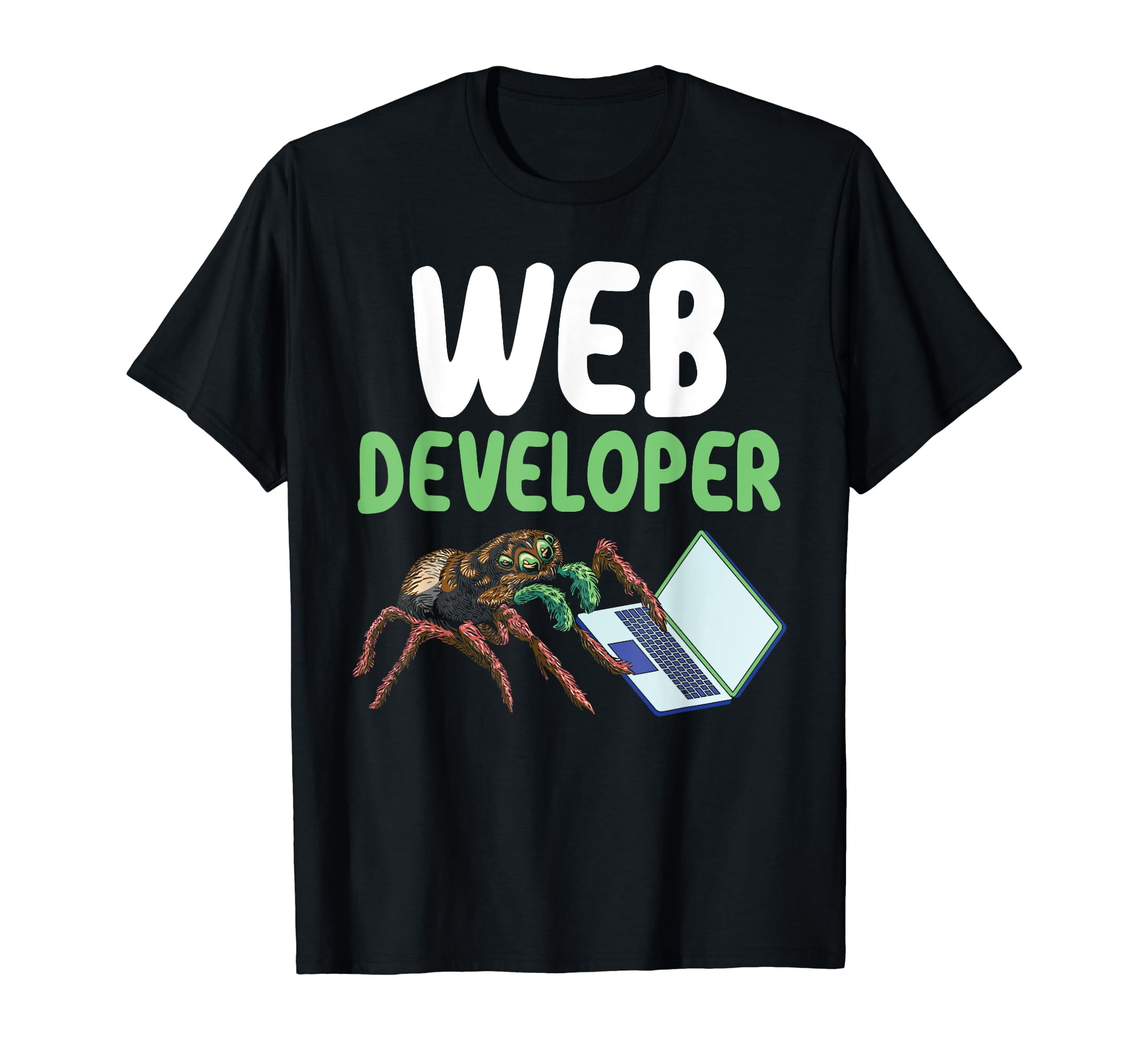Web Developer Arachnid Tarantula Spider Lover T-Shirt - Walmart.com