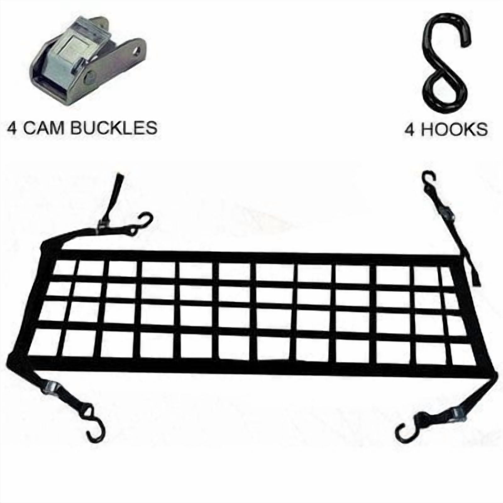 Web Net Netting for Pick Up Truck Tail Gate Tailgate Cargo Hold Rear ...