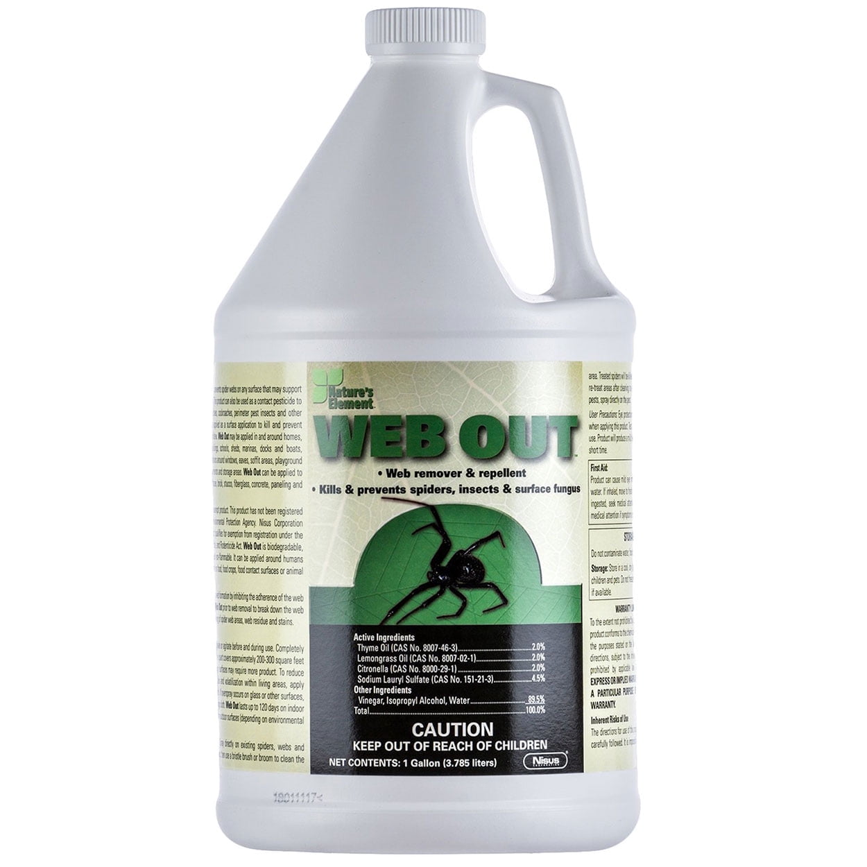 Web Out Web Remover & Spider Pesticide - Ready-to-Use - Case (4 x 1 ...