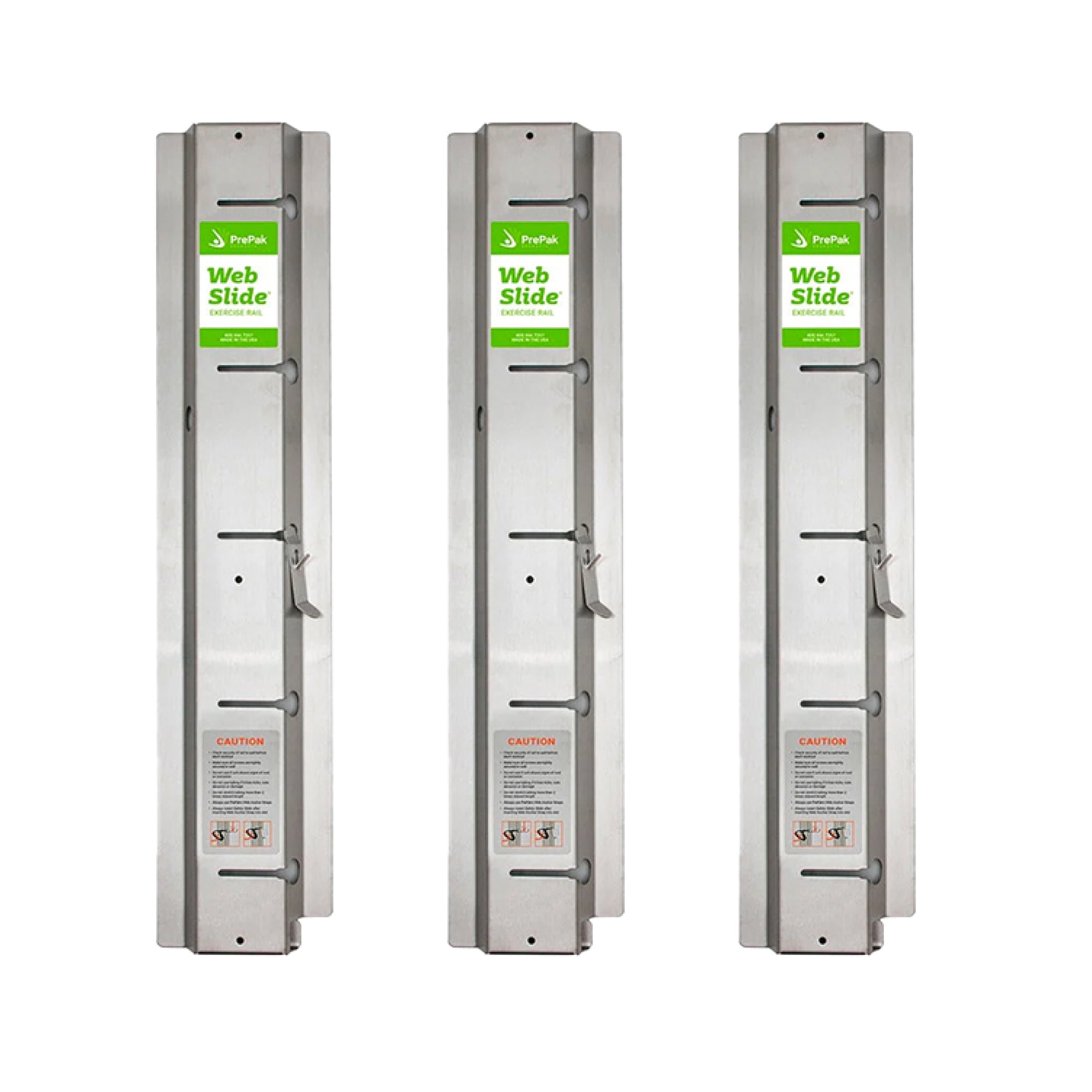 Web Slide 3-Pack Rail, Stainless Steel - Perfect for Dynamic Warm-ups ...