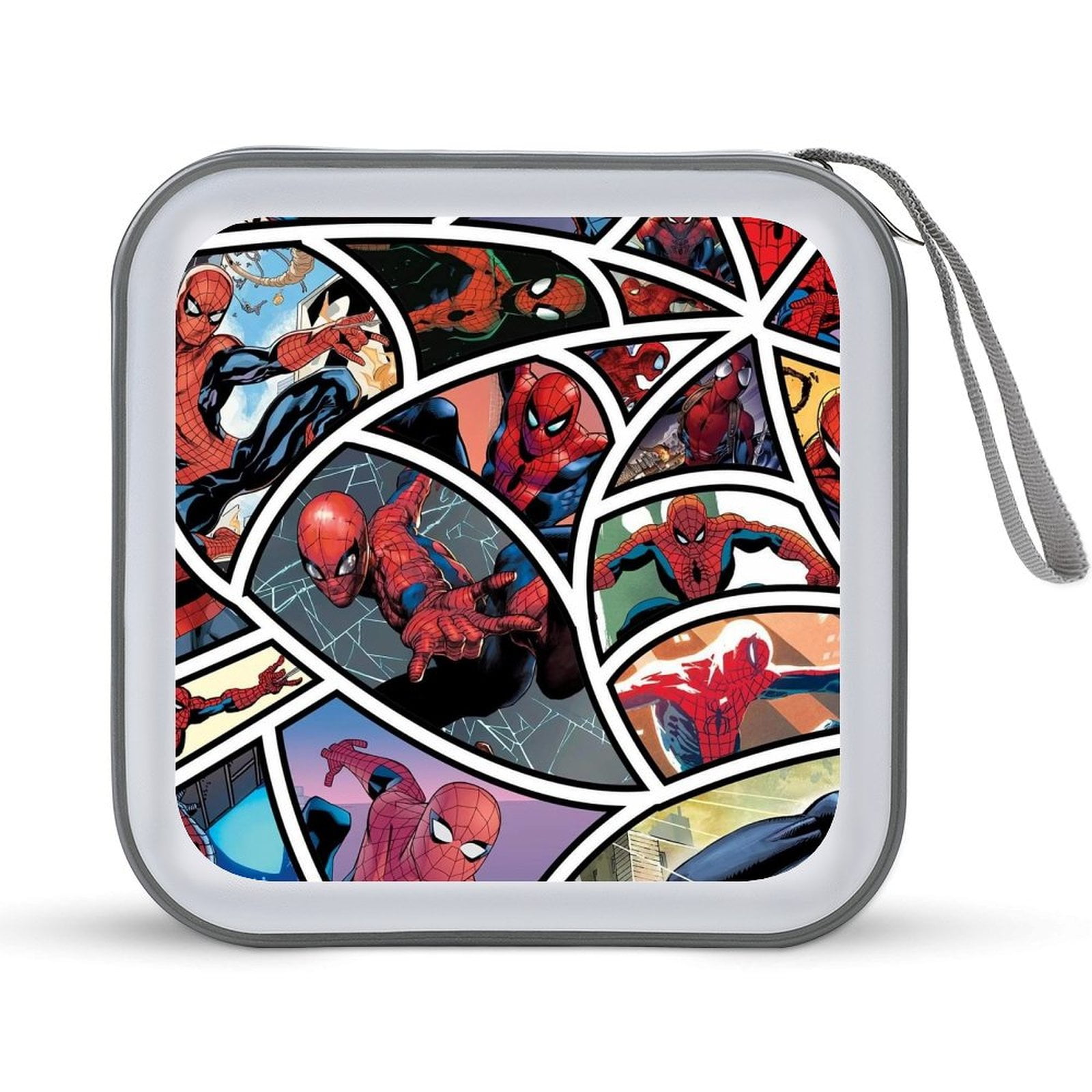 Web of Spider-Man CD Case, 40 Capacity VCD/DVD Case Holders Wallet Hard ...