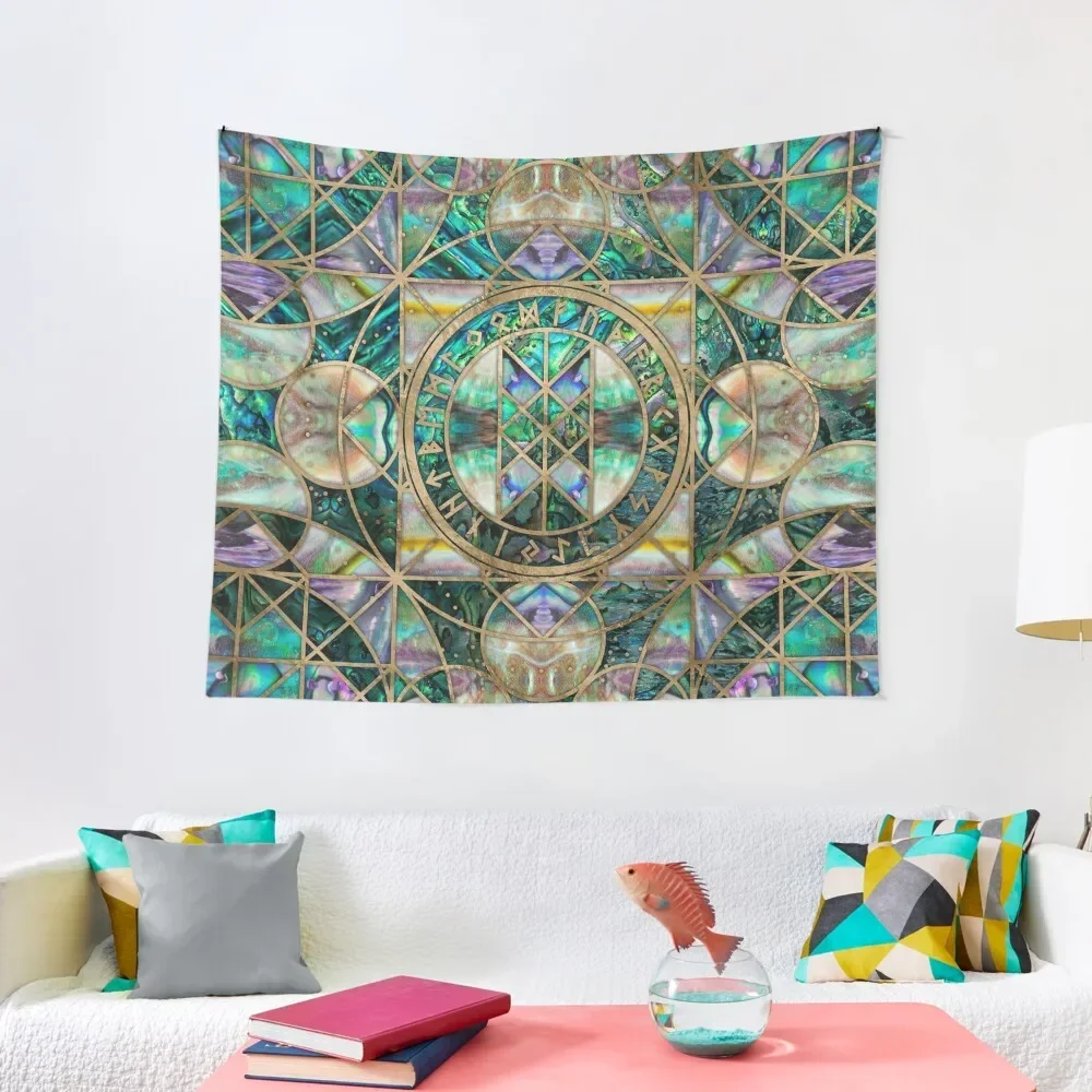 Web of Wyrd The Matrix of Fate -Abal Shell Tapestry Home r Aesthetic ...