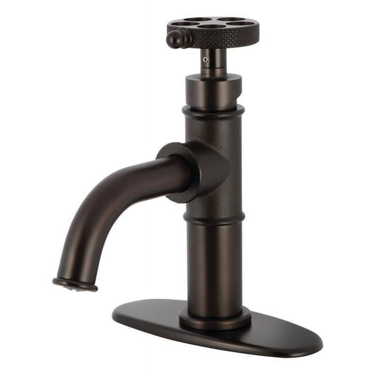 Webb Single-Handle Bathroom Faucet with Push Pop-Up, Oil Rubbed Bronze ...