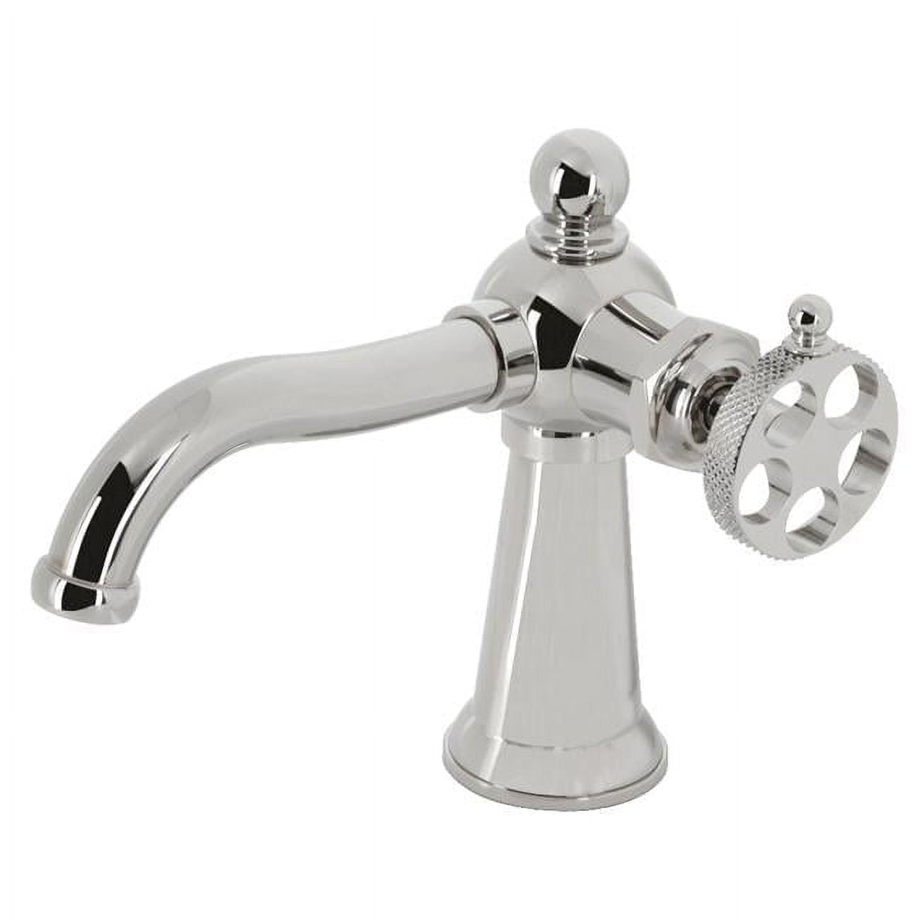 Webb Single-Handle Bathroom Faucet with Push Pop-Up, Polished Nickel ...