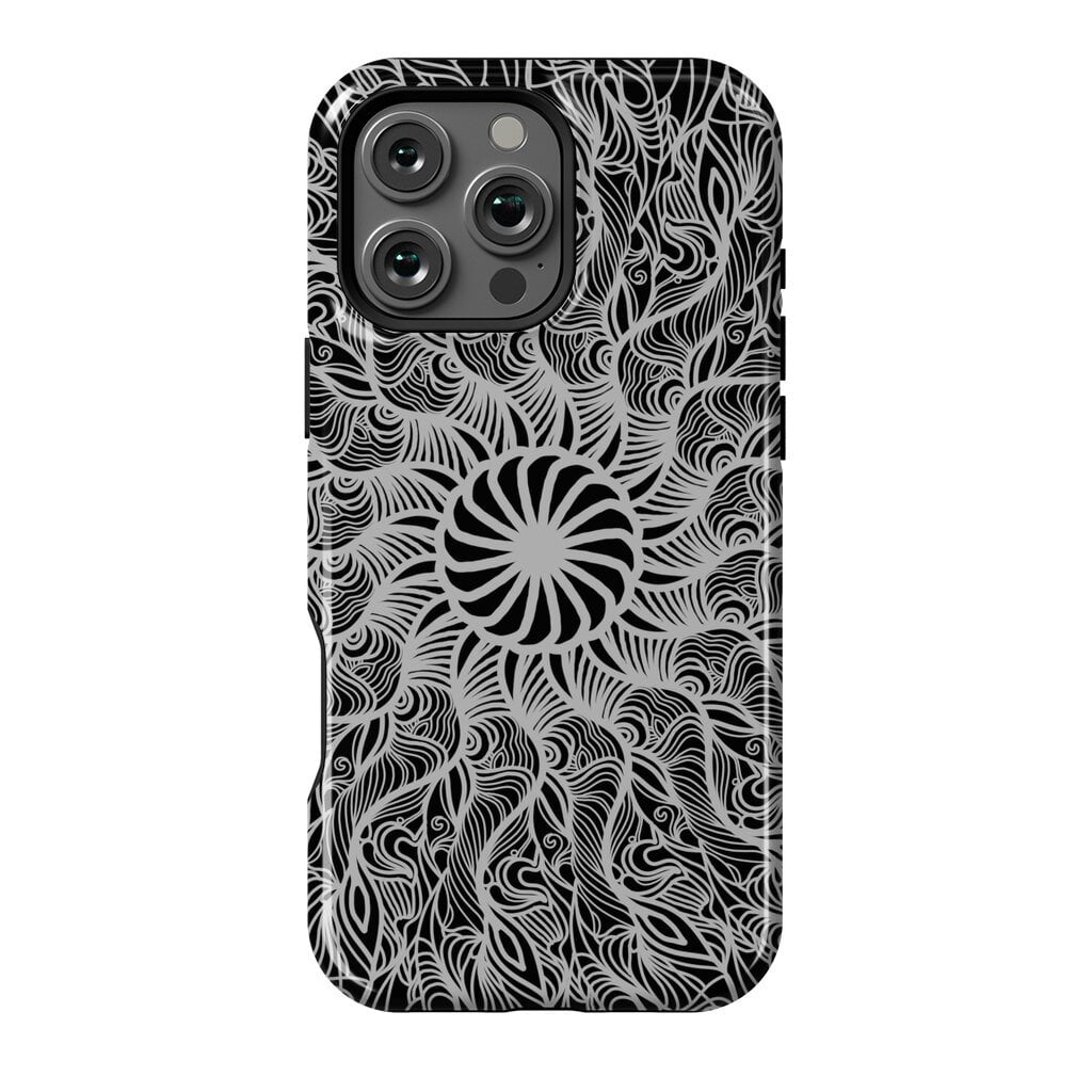Webbed Mandala Ornamental Design For iPhone 11 to 17 Pro Max Compatible ...