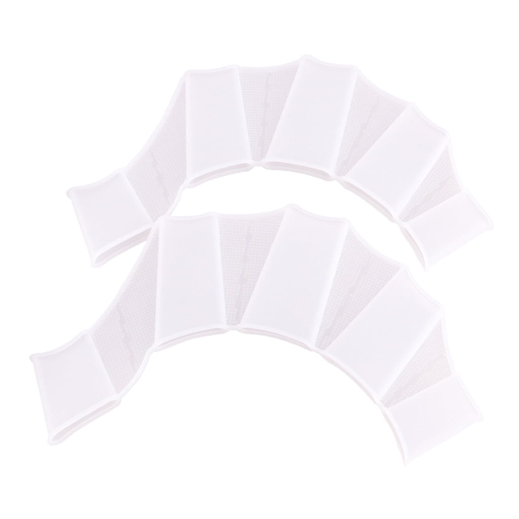 Webbed Swim Gloves Finger Frog Type Water Gear Paddle Fins for Aquatic ...