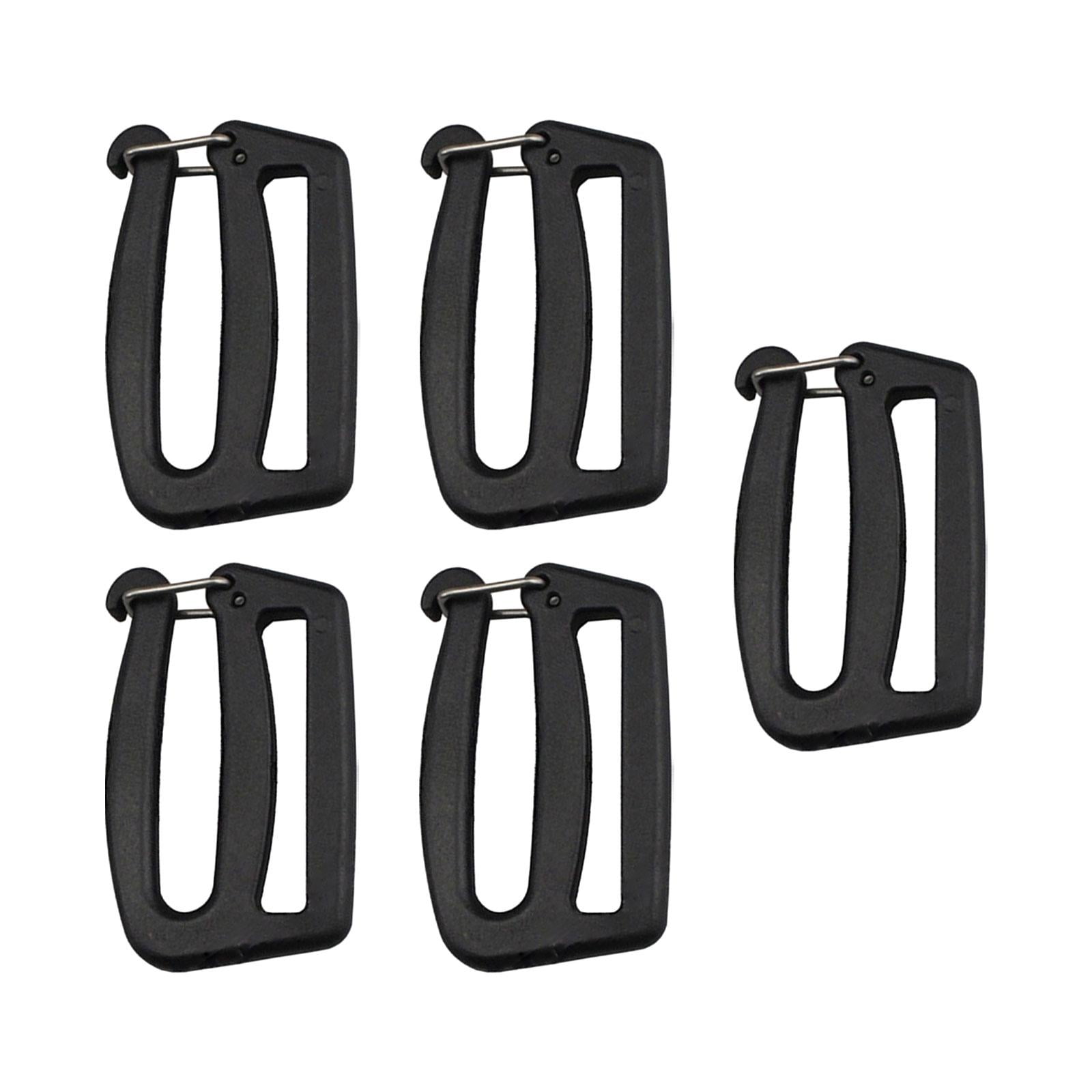 Webbing Strap Hook Black Webbing Connecting Clips for Luggage Bag ...