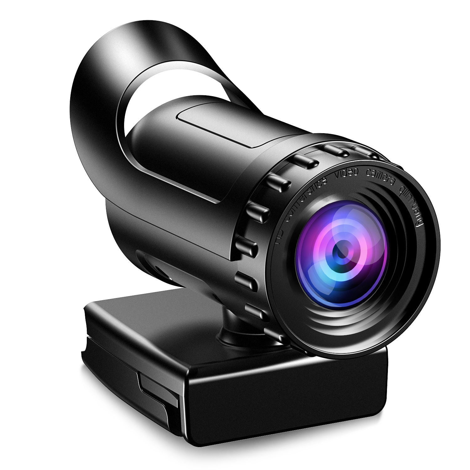 Webcam Auto-Focus PC Web Cam Full-HD Wide Angle Beauty Camera with ...