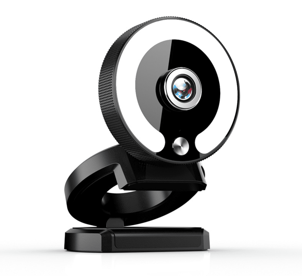 Webcam Camera for Computer LED Webcam with Microphone and Light ...