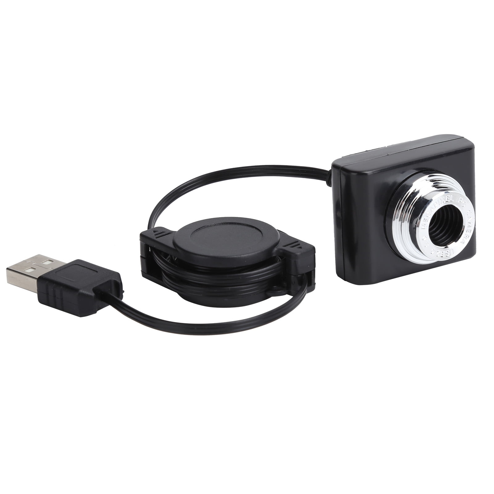 Webcam Clipon USB2.0 Camera with Retractable Cable 640 x 480 Resolution ...