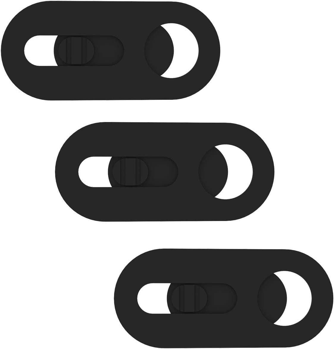 Webcam Cover 3-Pack, 0.027 inch Slide Camera Blocker for Computer ...