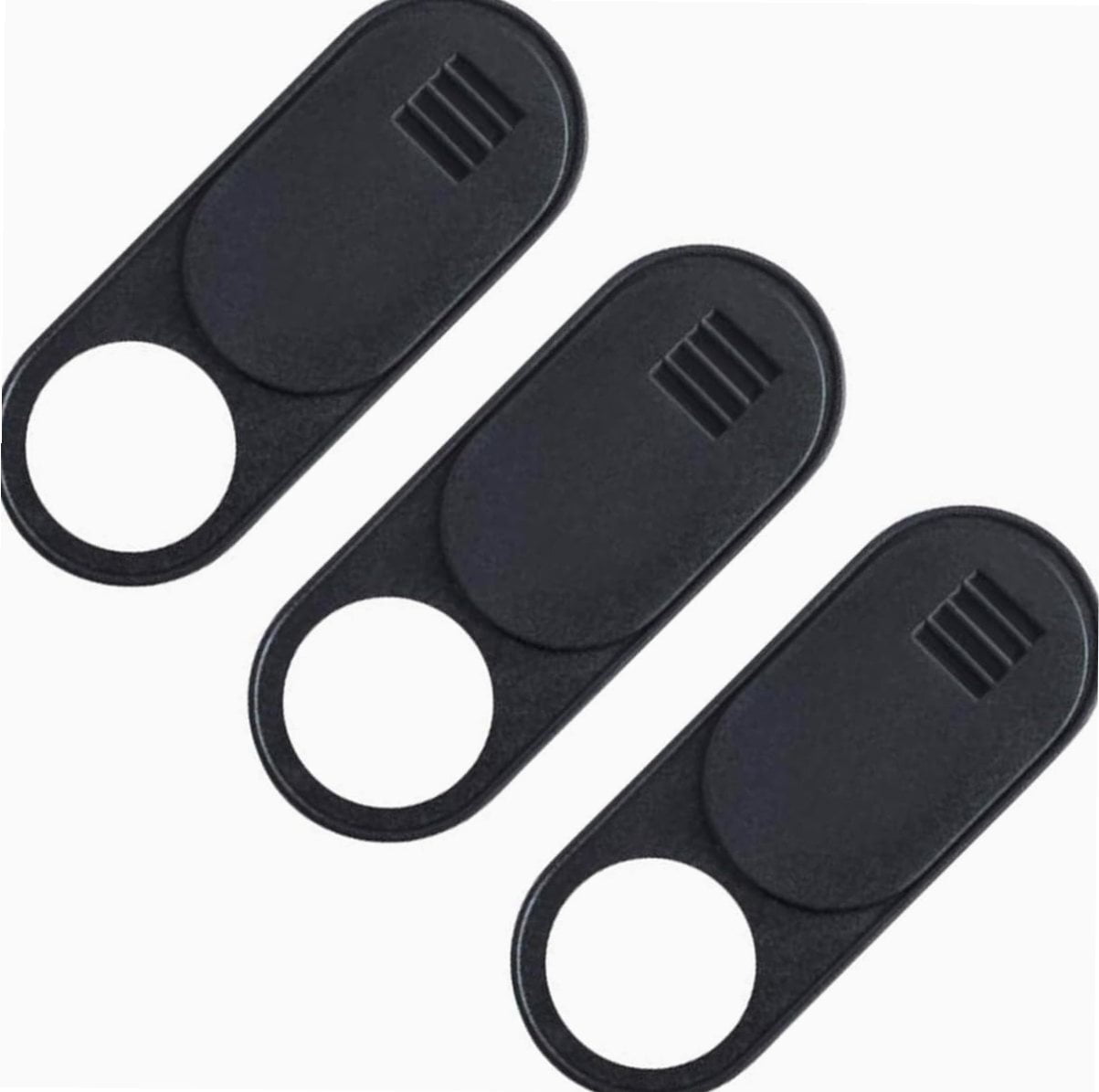 Webcam Cover, 3-Pack Black Ultra Thin Design Web Camera Cover Slide ...