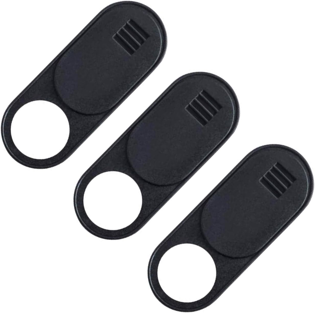 Webcam Cover, 3-Pack Black Ultra Thin Design Web Camera Cover Slide ...