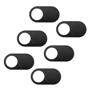 Camera Covers for Phones and Laptops in Black and Clear Styles