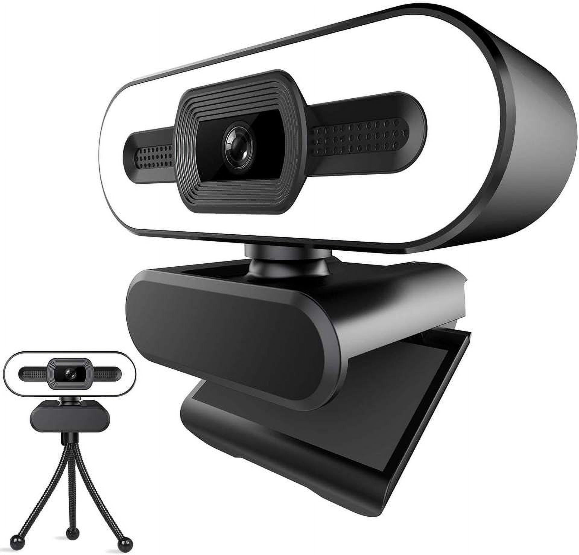 Fixdono Webcam HD 1080P, USB Streaming Cam with Mic, Desktop Laptop ...
