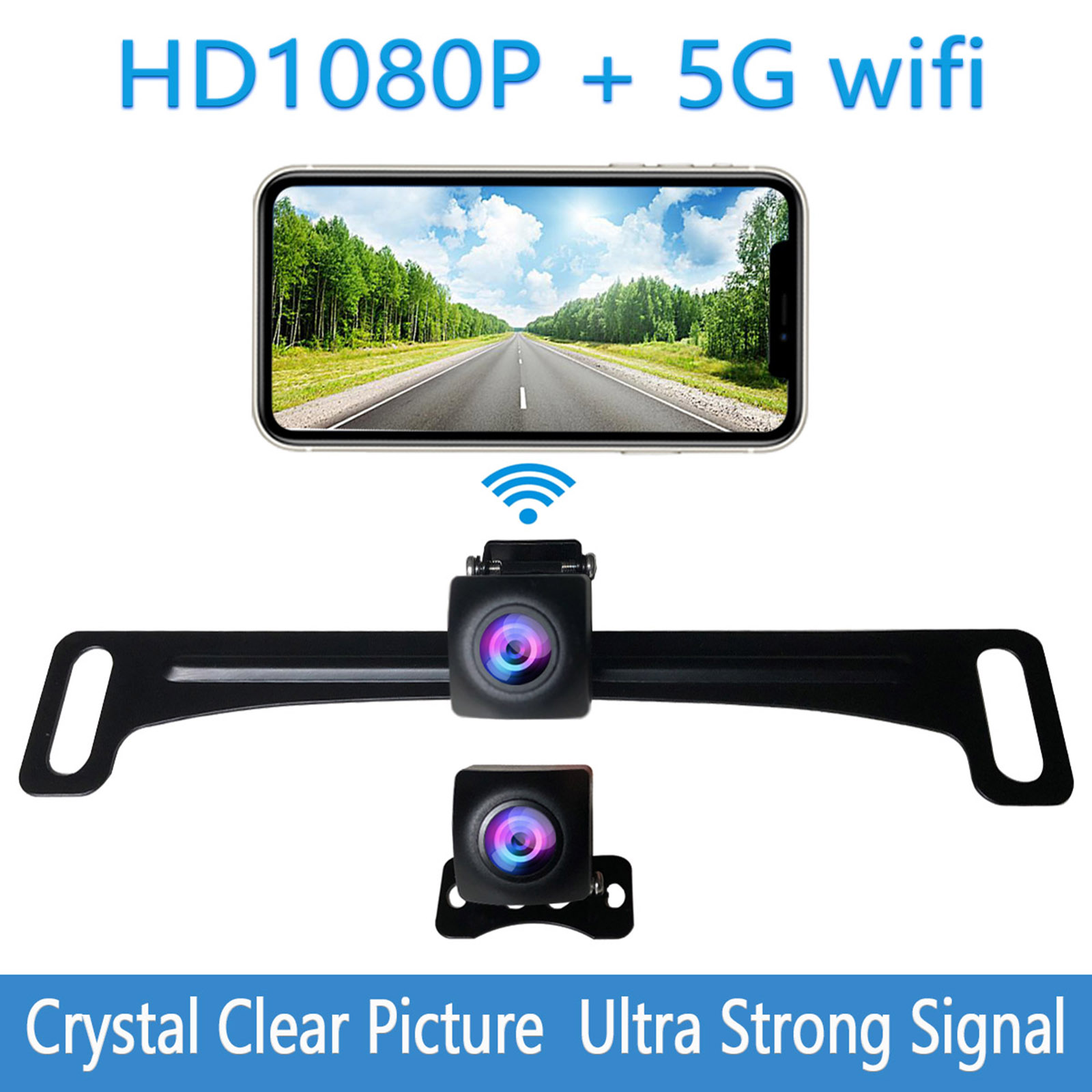 Webcam,Ip67 Waterproof 1080p Wifi Camera 1080p Car Suv Pickup View ...