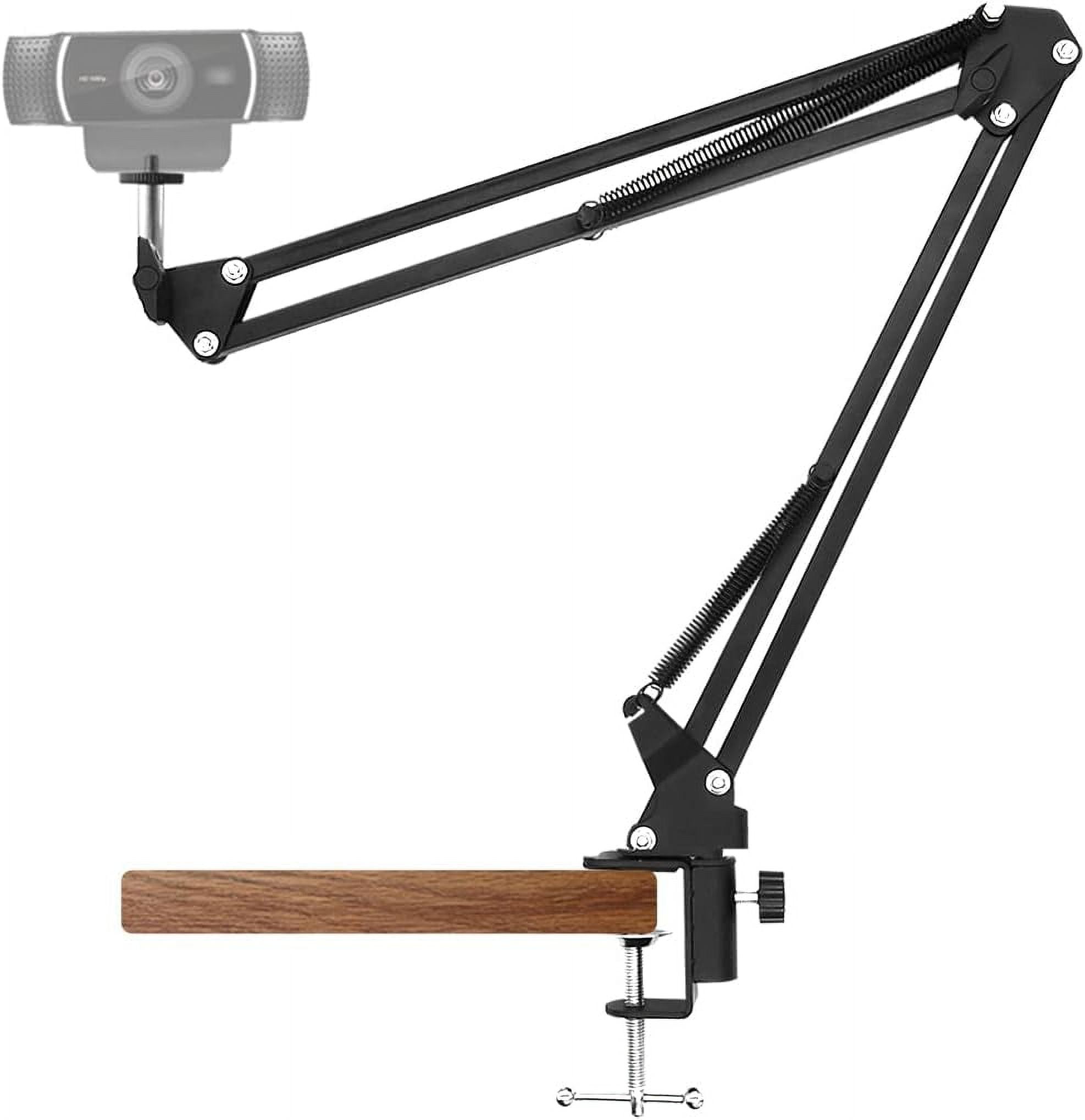 Webcam Stand Desk Mount - Suspension Boom Scissor Arm Webcam Holder ...