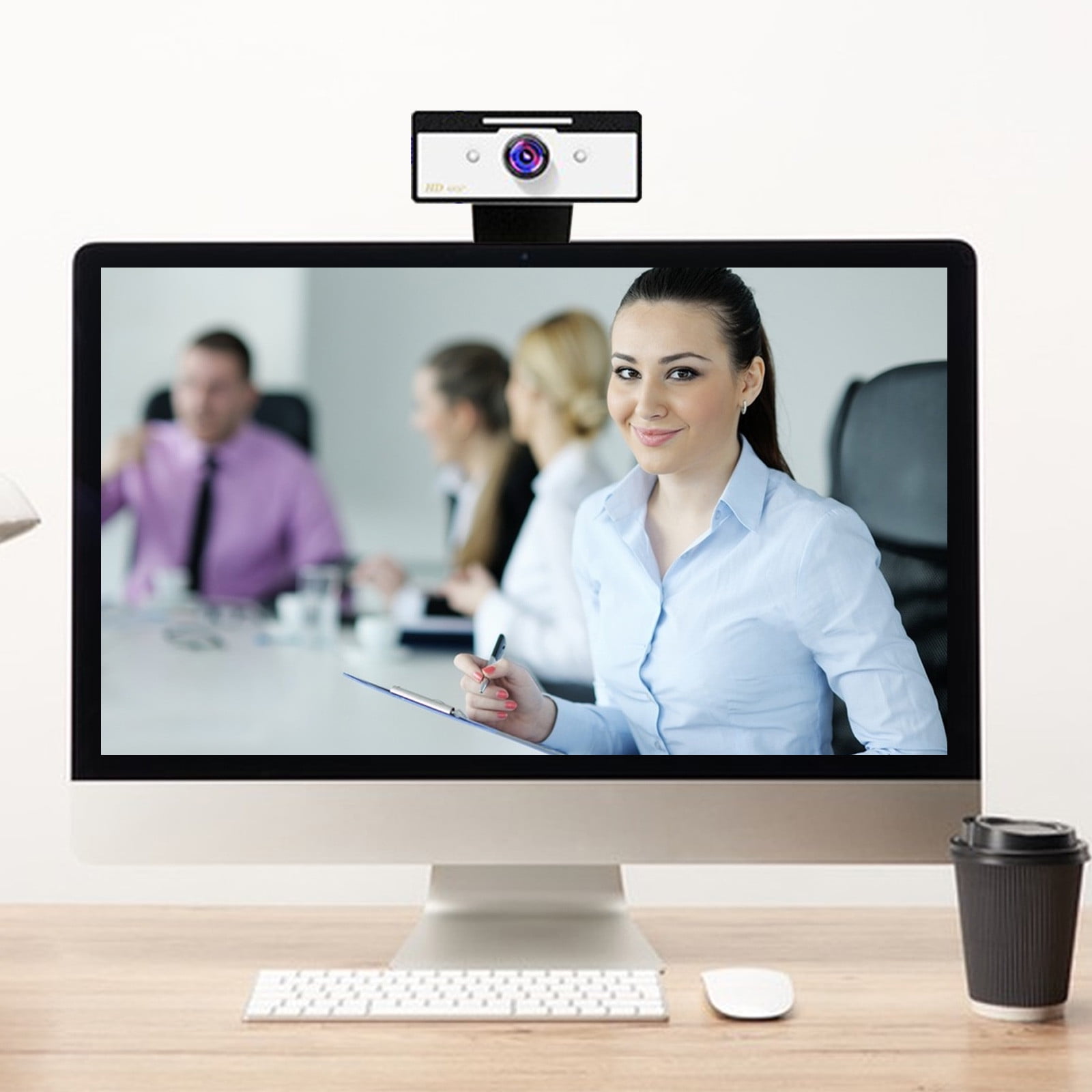 Webcam Video Conferencing, USB Live Stream Camera, Plug-and-Play, HD ...