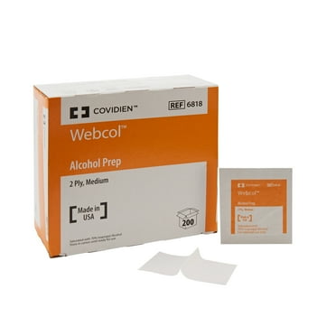 BD Alcohol Swabs, 100 Count (Pack of 12) - Walmart.com