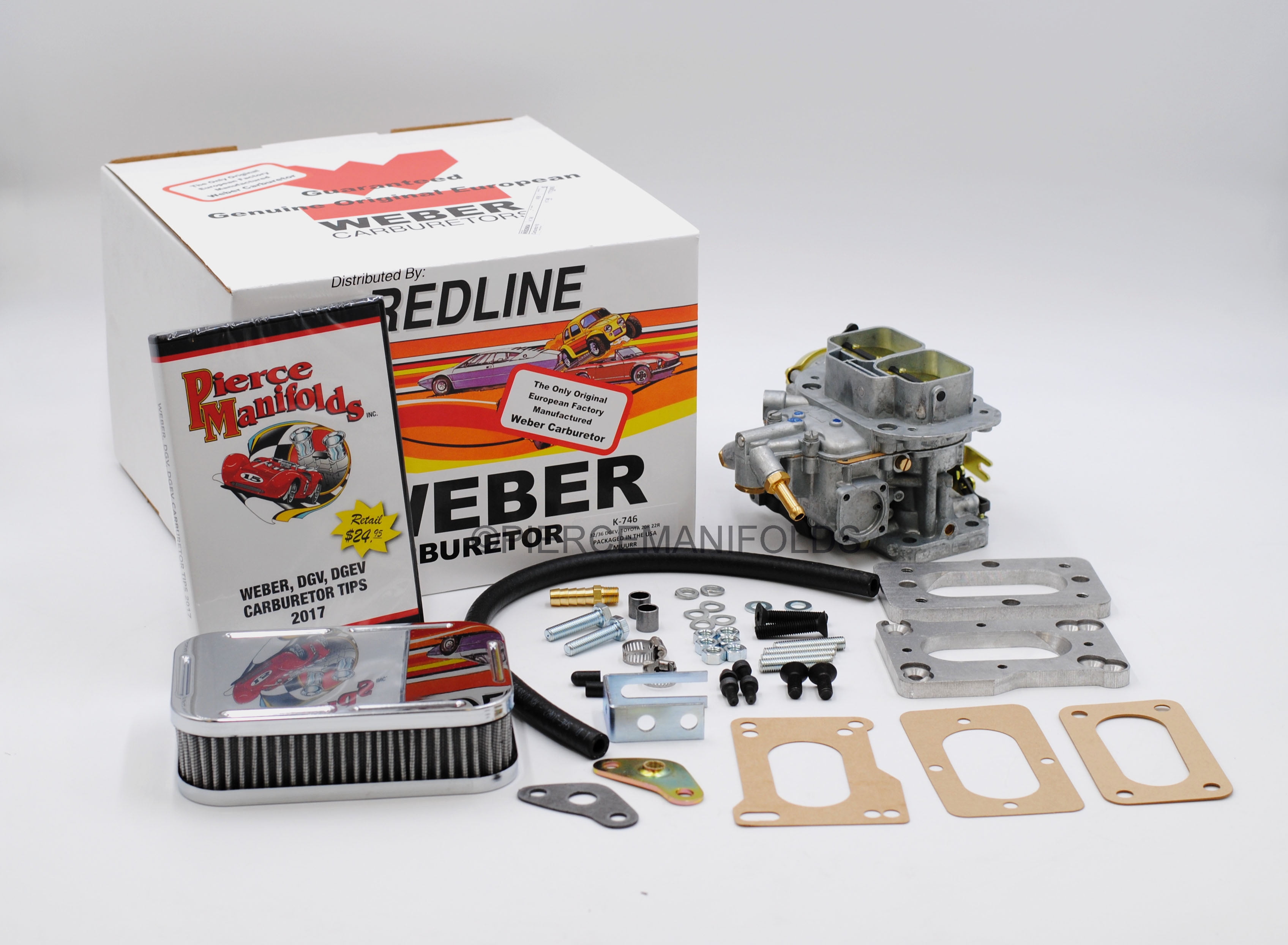 Weber 32/36 DGEV Carburetor Conversion Kit Compatible with Toyota 20R ...