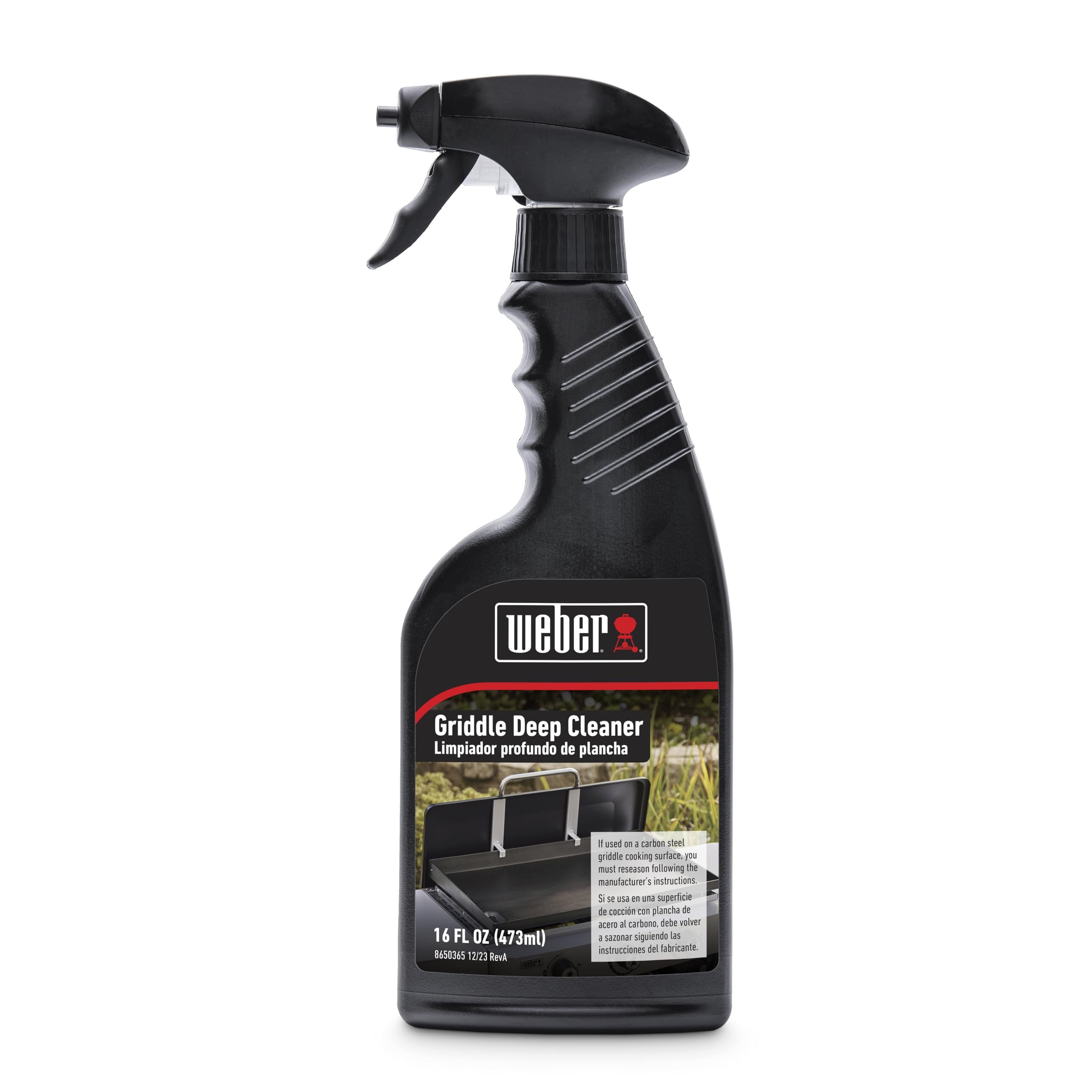 Weber 3400076 Deep Griddle Cleaner, Black - Walmart.com