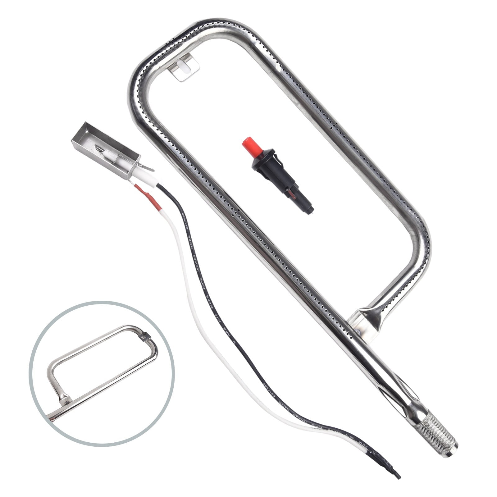 Weber 60040 Burner and 80462 Ignition Replacement Kit for Q Series ...