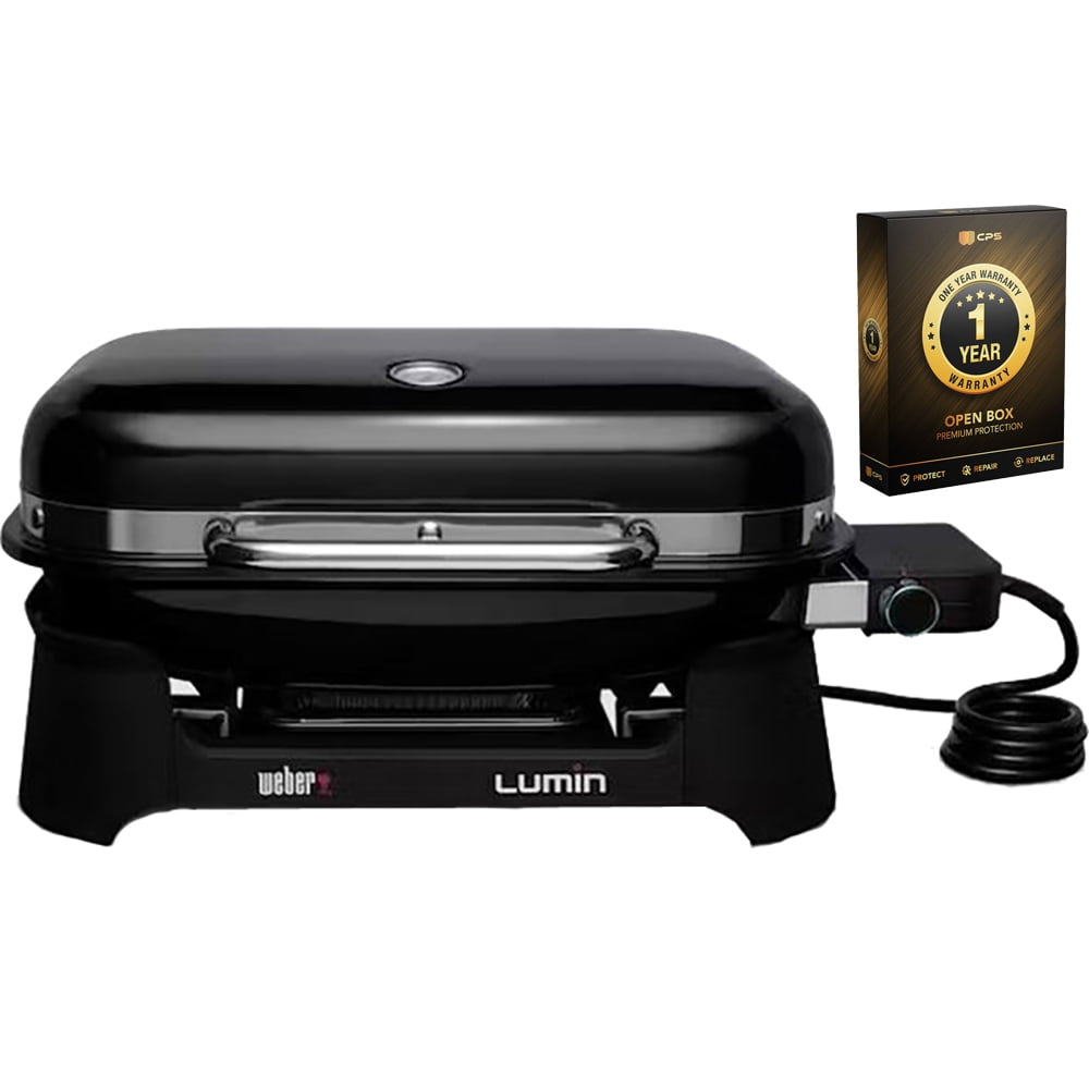 Open Box Weber 91010901 Lumin Compact Indoor Outdoor Electric Grill ...