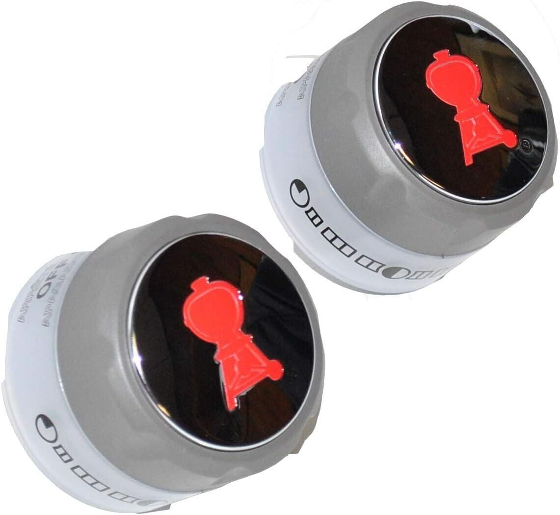 Weber 91538 2 Pack of Lighted Control Knobs for Some Summit Grills ...