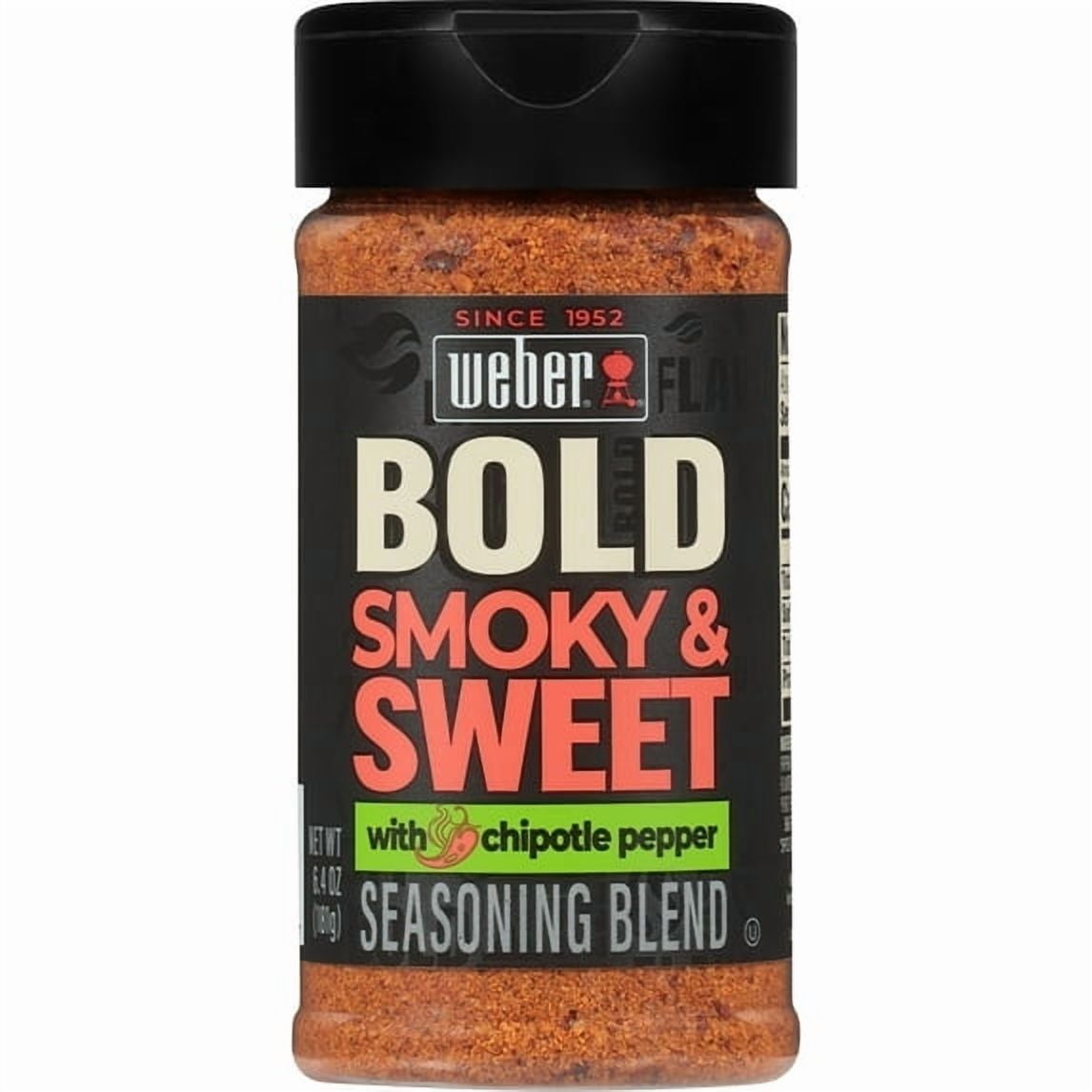 Weber BOLD Smoky & Sweet Seasoning with Chipotle Pepper, Seasoning ...