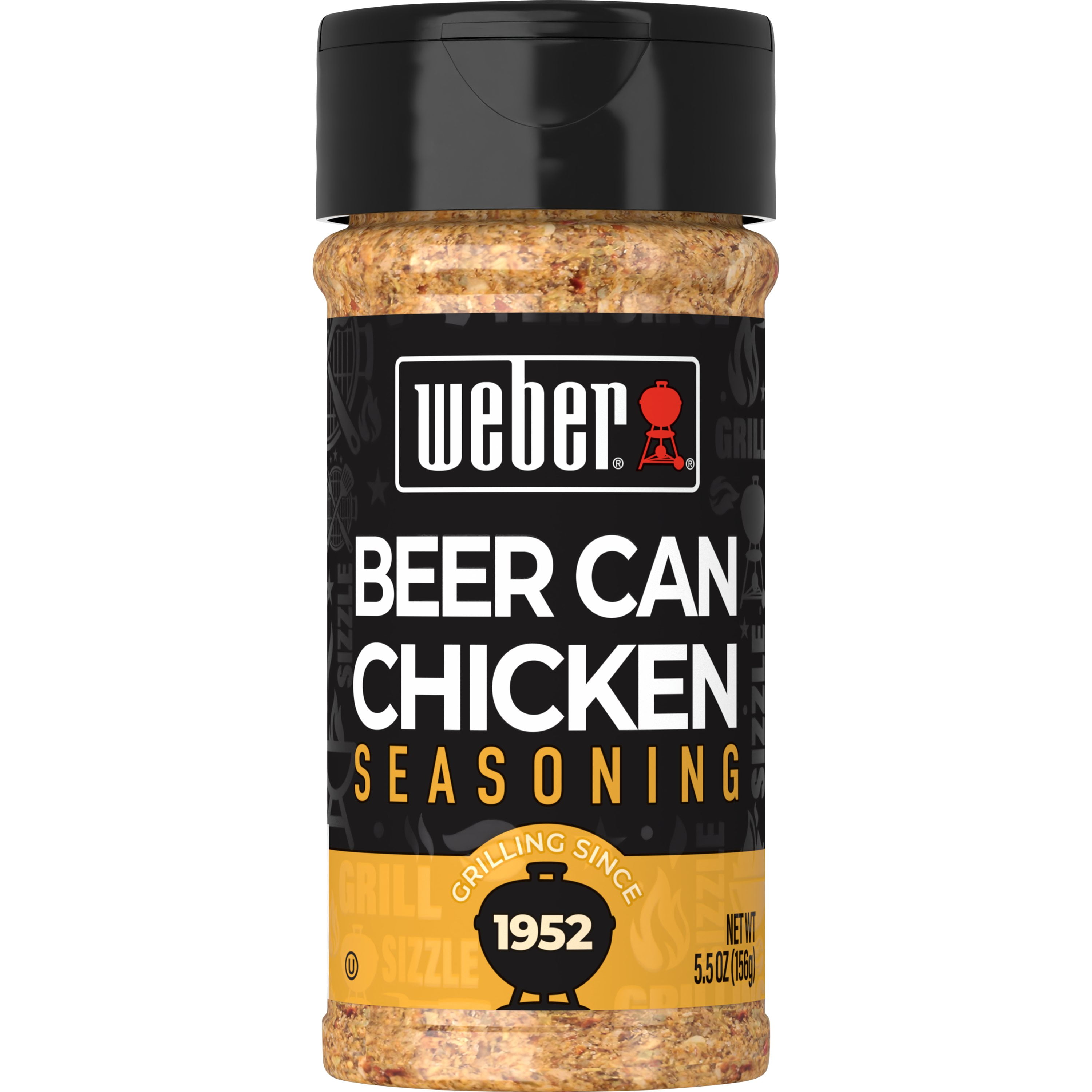 Weber Beer Can Chicken, Mixed Spices & Seasoning, Gluten Free, 5.7 oz ...