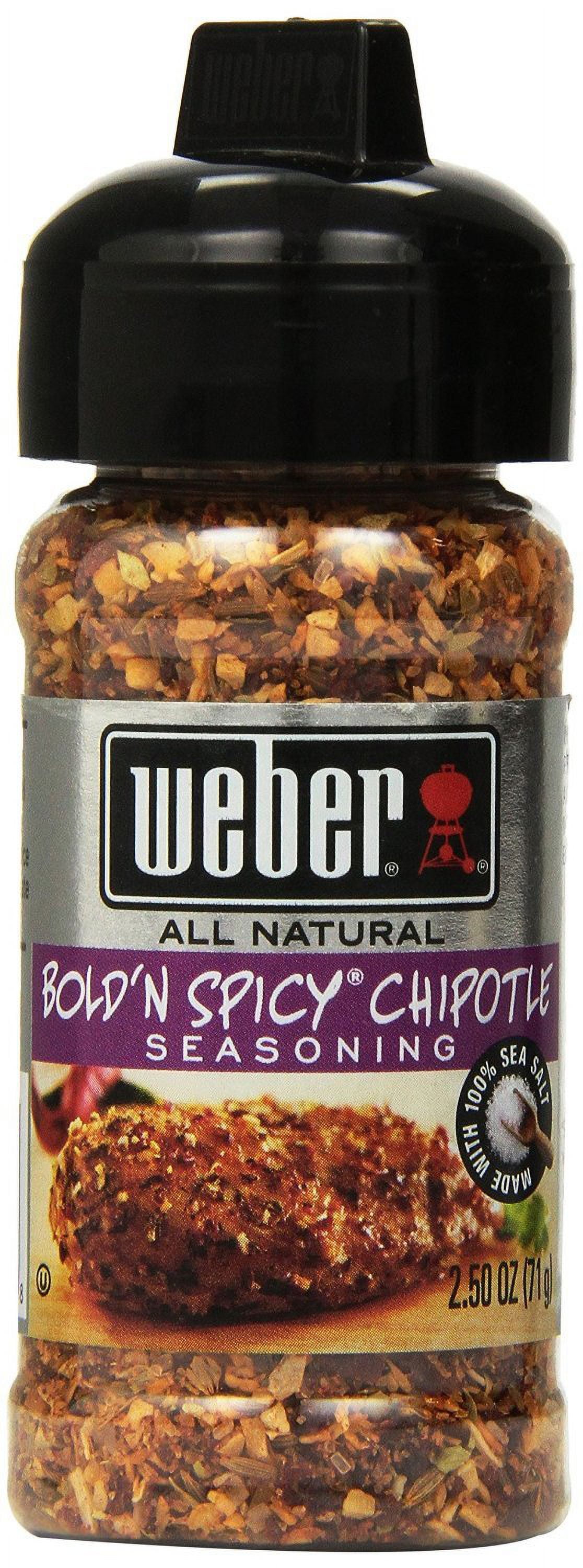 Weber Bold'N Spicy Chipotle Chicken and Pork Seasoning 2.50 oz. (Pack of 2) - Walmart.com