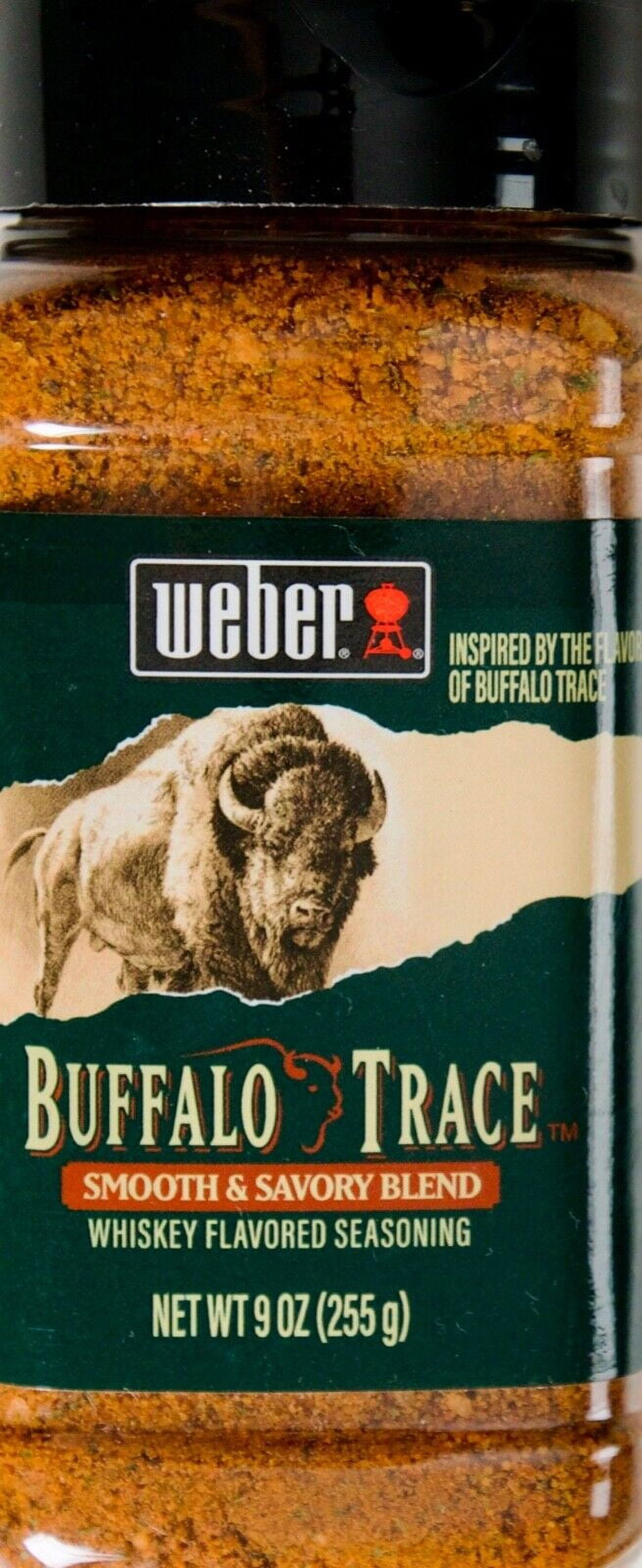 Weber Buffalo Trace Smooth Savory Blend, Meat Steak Seasoning, 9 Ounce ...