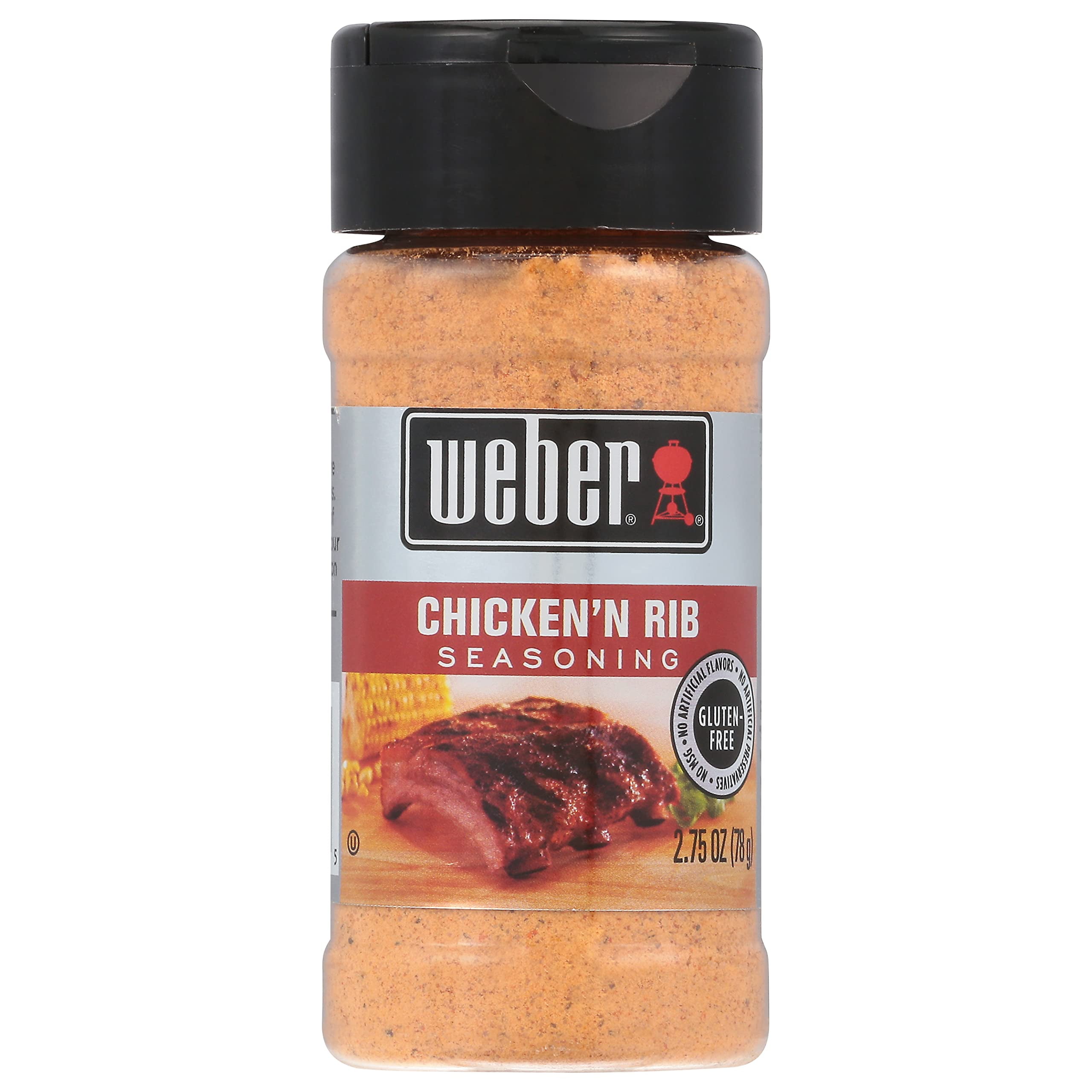 Weber Chicken N Rib Seasoning, BBQ Powder, 2.75 Ounce Shaker, Grilling ...