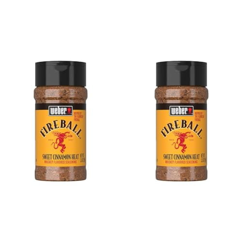 Weber Fireball Whiskey Flavored Seasoning, 3.5 Ounce (Pack of 2 ...
