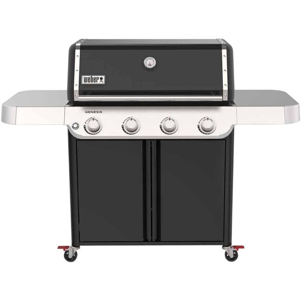 Weber Genesis E-415 Liquid Propane Gas Grill, Black - Walmart Business ...