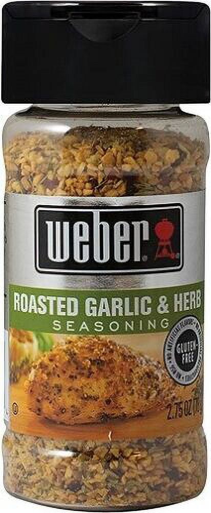 Weber Grill All Natural Roasted Garlic & Herb Seasoning 2.75OZ (PACK OF 3) - Walmart.com