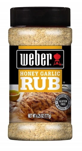 Weber Honey Garlic Rub, Sweet and Savory BBQ Seasoning for Pork and ...