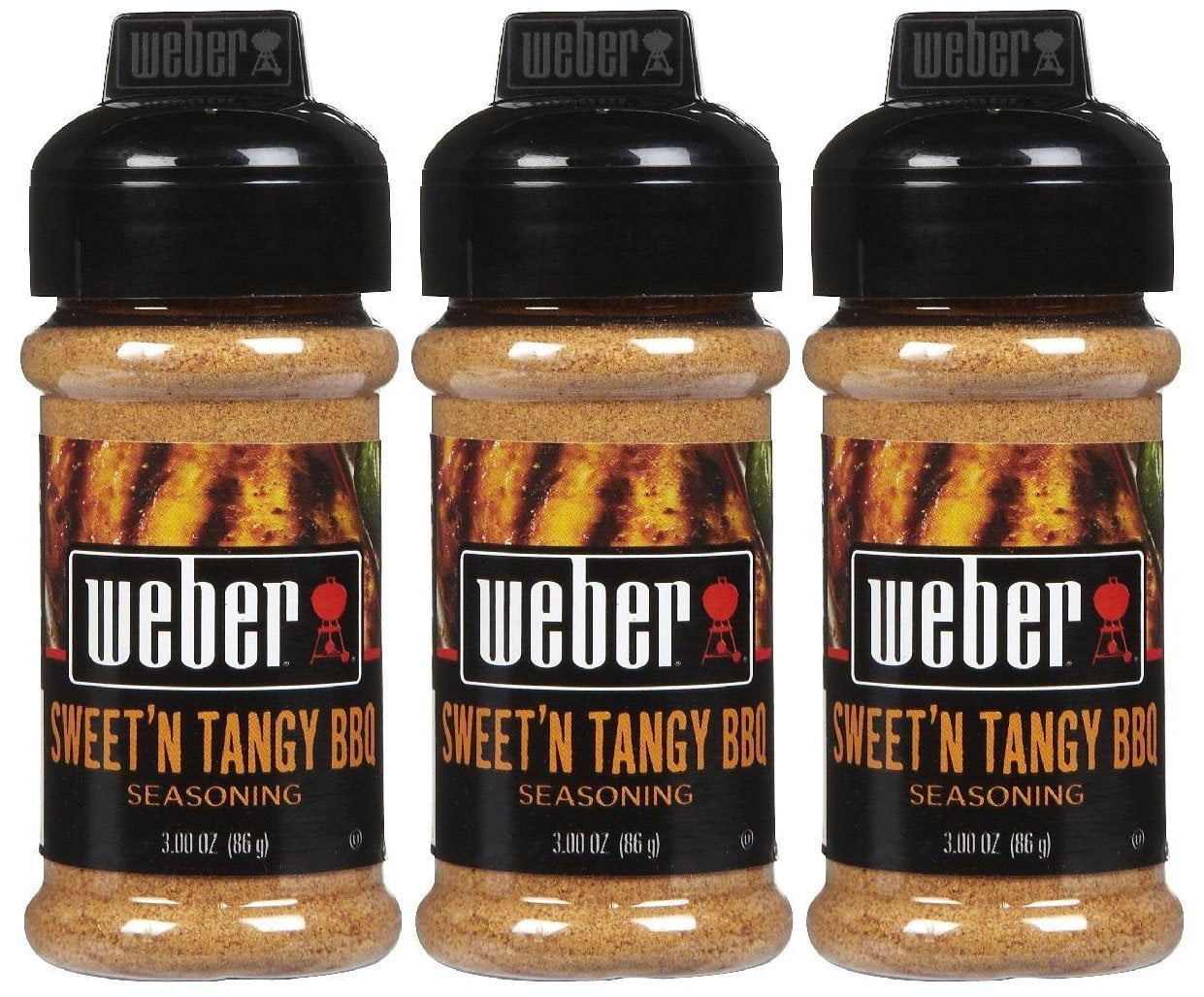 Weber Grill Seasoning Sweet,N Tangy Bbq, 3 Oz, 3 Pk - Walmart.com