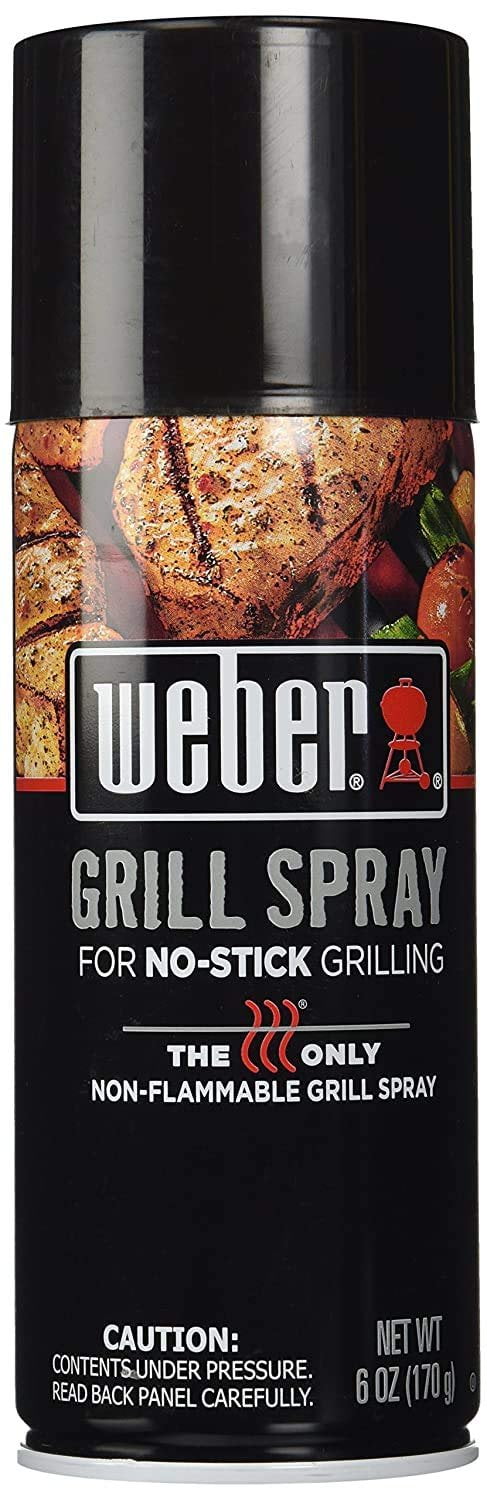 Weber Grilling Spray, 6 Ounce, Cooking Oil for BBQ Grill Grates ...