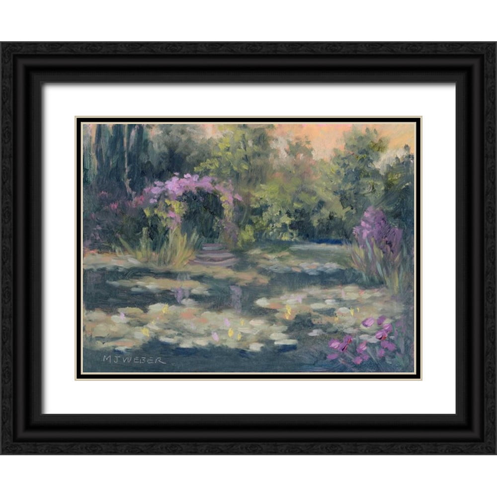 Weber, Mary Jean 14x12 Black Ornate Wood Framed with Double Matting ...