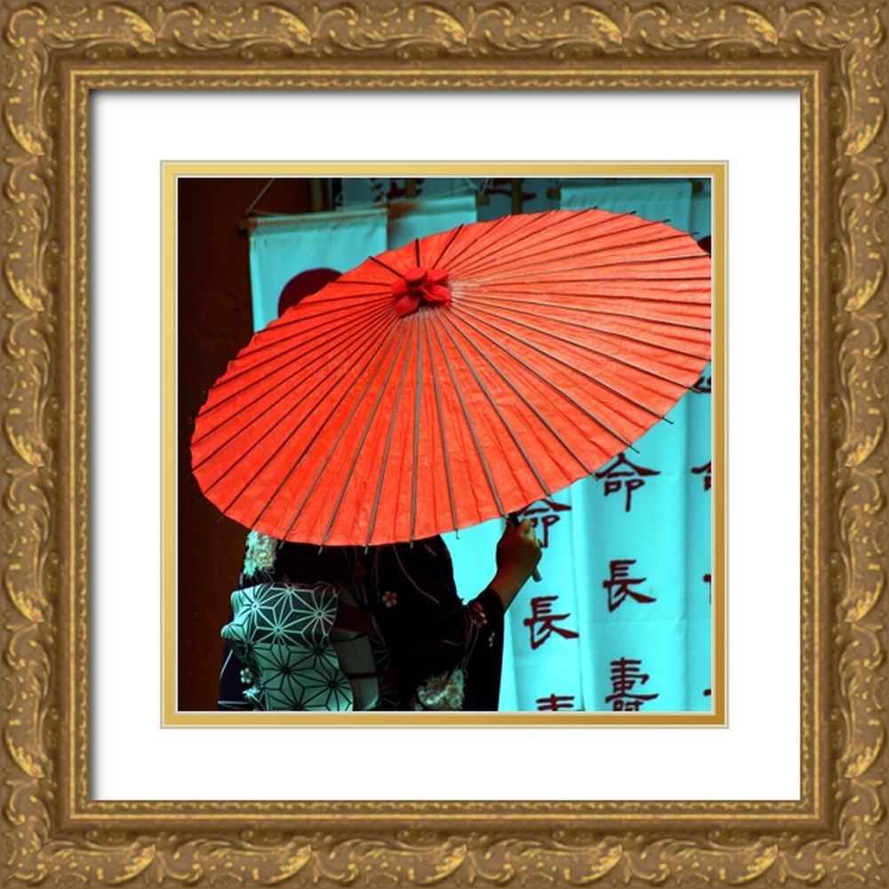 Weber, Matthias 26x26 Gold Ornate Wood Framed with Double Matting ...