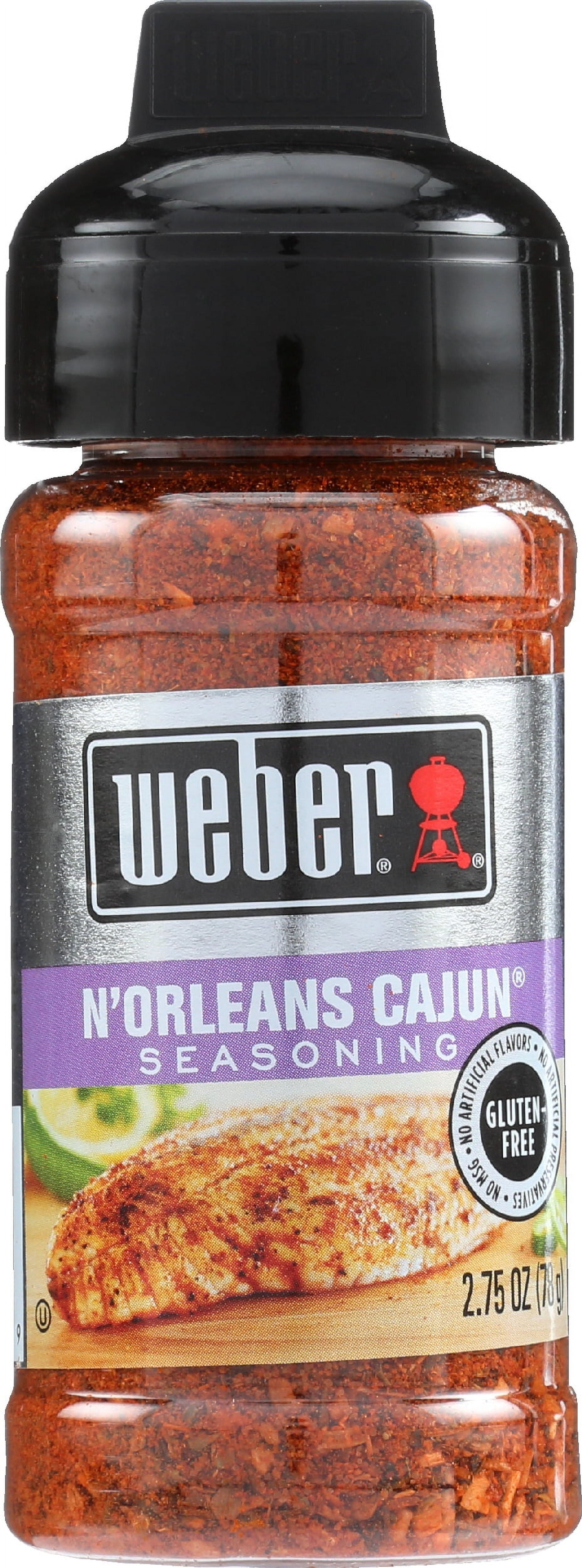Weber N'Orleans CajunUMRT Seasoning, No Artificial Flavors or Preservatives, Kosher, No MSG ...